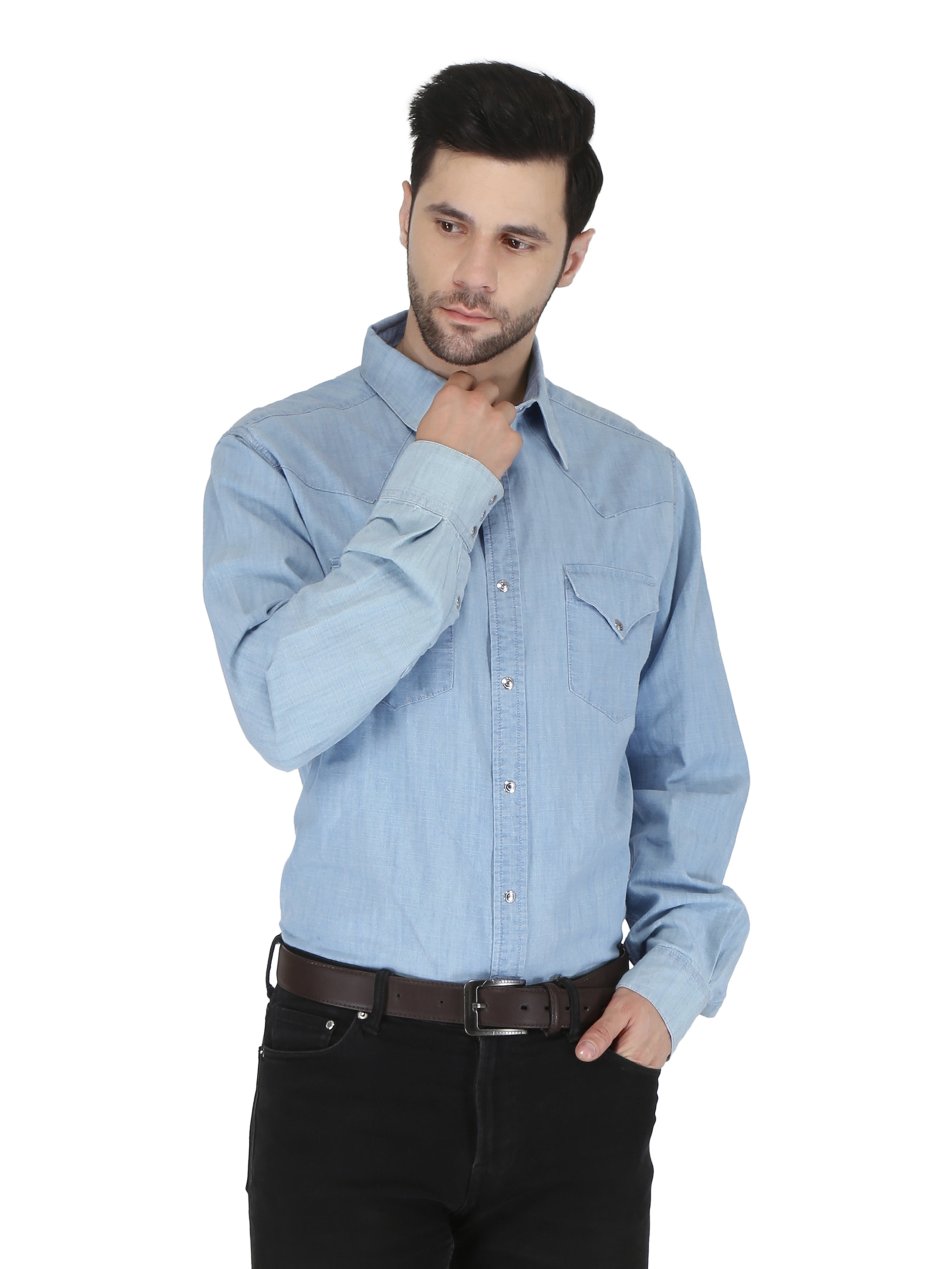 Blue Chambray Shirt – RRR Shirts
